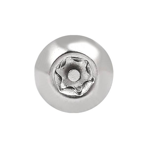 M5x25mm 304 Stainless Steel Button Head Torx Security Tamper Proof ...