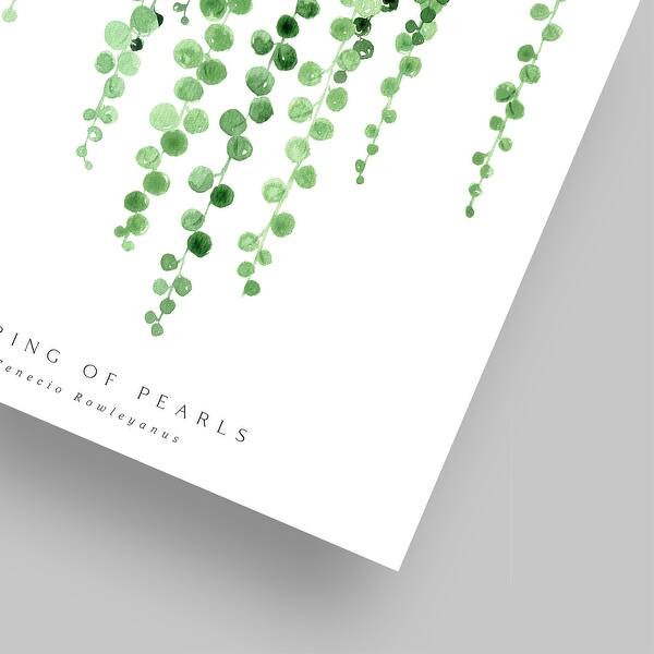 Americanflat - Watercolor String Of Pearls by Blursbyai - 16"x20 ...