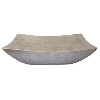 Thin Lipped Deep Zen Sink in Polished Penny Grey Marble - Bed Bath ...