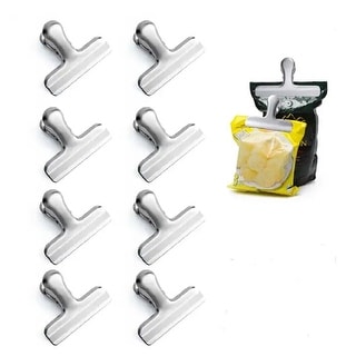 10-Pack 3" Wide Stainless Steel Chip Clips - Bed Bath & Beyond - 39914120