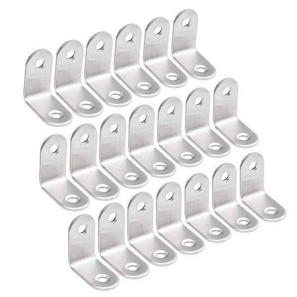 30mmx30mmx16mm Corner Brace Joint L Shape Bracket Fastener - Silver ...
