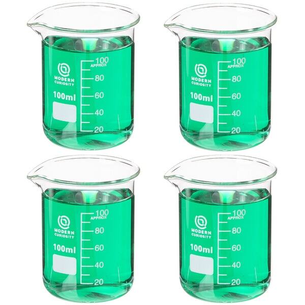 4-pack Glass Beakers - Clear - Bed Bath & Beyond - 35476805