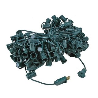 25 Foot C9 Outdoor Magnetic Christmas Stringer, C9 Base, 12" Space ...