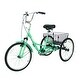 Adult Folding Tricycles 3 Wheel W/Installation Tools with Low Step ...