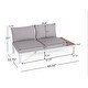 Eldon Outdoor Sectional Sofa Set by Christopher Knight Home - Bed Bath ...