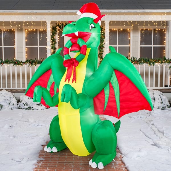 inflatable welsh dragon