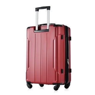 24" Lightweight Single Suitcase Hardshell Expandable Spinner Luggage ...