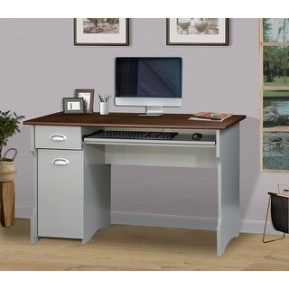 47" Executive Desk Home Office Workstation with Storage Drawer ...