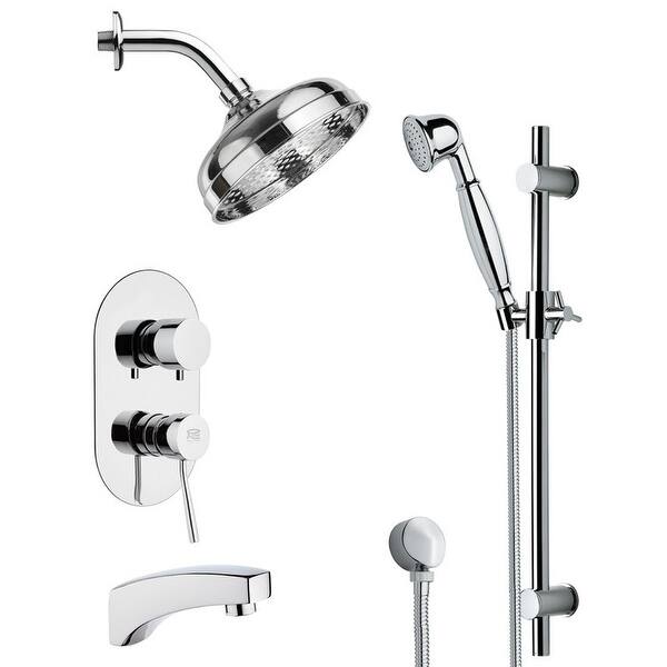 Nameeks TSR9530 Remer Shower Tub and Shower Trim Package with Single ...