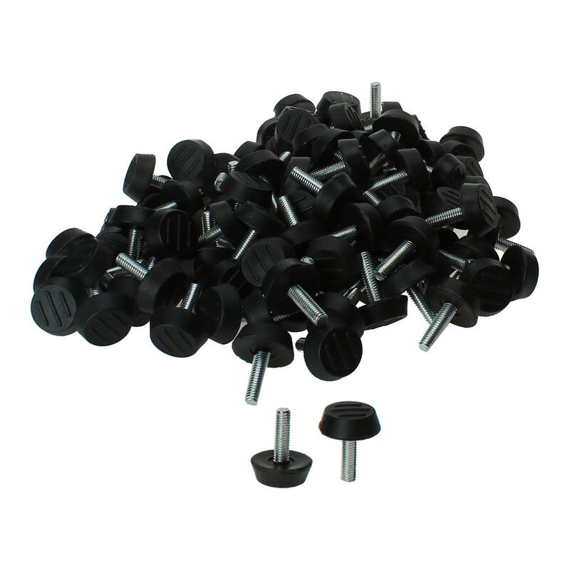 M6 x 20 x 25mm Furniture Glide Leveling Feet Floor Protector for Desk ...