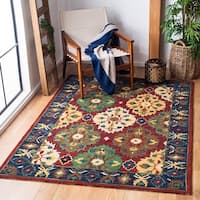 SAFAVIEH Handmade Heritage Sibille Traditional Wool Rug - On Sale - Bed ...