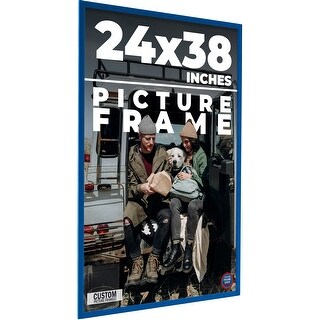 24x38 Frame Gold Solid Wood Picture Frame Width 3 Inches | Interior ...