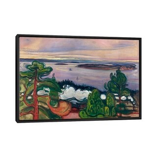 iCanvas "Train Smoke, 1900" by Edvard Munch Framed Canvas Print - Bed ...