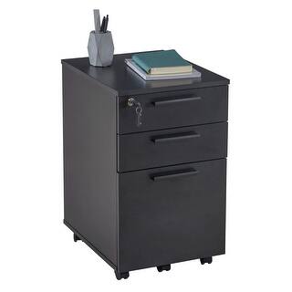 3 Drawer Portable Vertical Mobile File Cabinet Fully Assembled Except ...