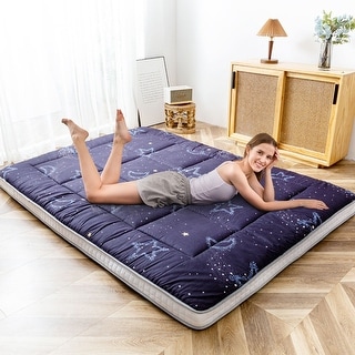 4" Thick Moon and Star Printed Padded Floor Futon Mattress - Bed Bath ...