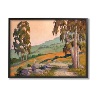 Stupell Bold Landscape Trail Nature Scene Framed Giclee Art by Ed ...