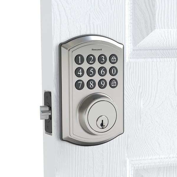 Honeywell Digital Deadbolt Door Lock w/ Electronic Keypad - Bed Bath ...