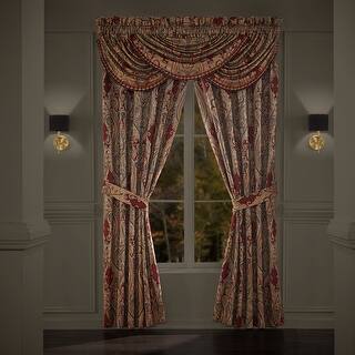 J. Queen New York Garnet Window Waterfall Valance - Bed Bath & Beyond ...