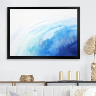 Designart "Calming Arc Of Stillness " Rainbow Framed Wall Decor - Bed ...
