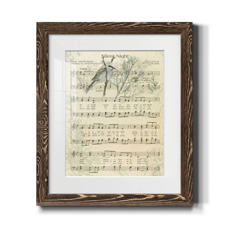 Silent Night-Premium Framed Print - Ready to Hang - Overstock - 33140147