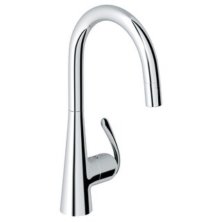 Grohe 32 226 Ladylux3 Pro Pull-Down High-Arc Kitchen Faucet with 2 ...