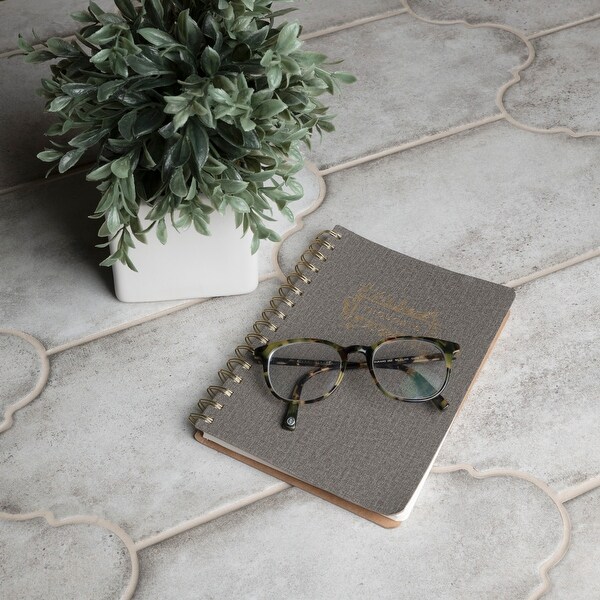 Merola Tile Metro Geo 1" Hex Matte White w/Black Edge 10-1/2" x 11-5/8 ...