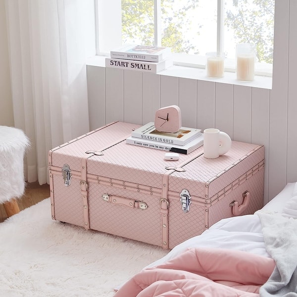 Texture® Brand Trunk - Diamond by DormCo - 29"L x 20"W x 14"H - Bed ...