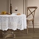 HLC.me Alona Lace Fabric Tablecloth for Rectangle & Round Tables ...