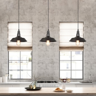 Modern Farmhouse 1-Light Pendant Light Mini Metal Kitchen Island Lights ...