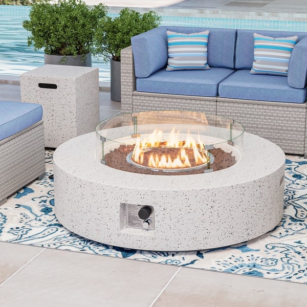 gas fire table cover