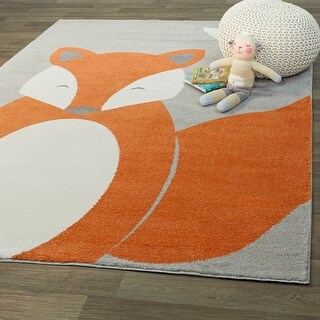 Mod-Tod Friendly Fox Kids Area Rug - Bed Bath & Beyond - 32243578