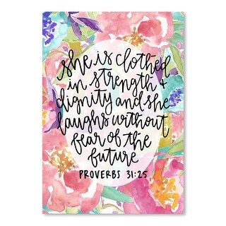 Americanflat - Proverbs Watercolor Calligraphy by Samantha Ranlet - 16 ...