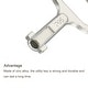 Triangle and Key Shape Socket Spanner Key, Gas Water Meter Key Wrench ...