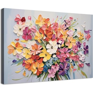 Wildflower Wall Art Abstract Nature Floral Picture - Bed Bath & Beyond ...