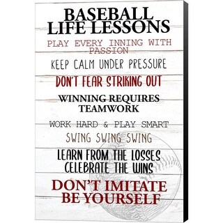 Kimberly Allen 'Baseball Life' Canvas Art - Bed Bath & Beyond - 37073350