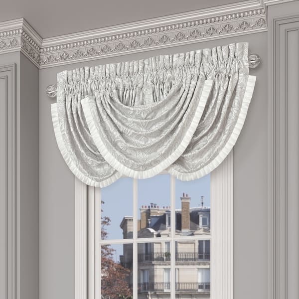 J. Queen New York Brunello Window Waterfall Valance - Bed Bath & Beyond ...