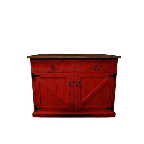 Talon Brands Farmhouse Kitchen Island with Flip Top - Bed Bath & Beyond ...