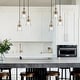 Haye Modern 3-Light Glass Chandelier Black Gold Cluster Pendant Lights ...