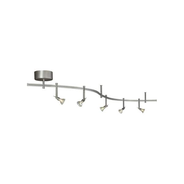 Tech Lighting 800RAL5MKN Tiella 5 Light Decorative Flexible Track Light ...