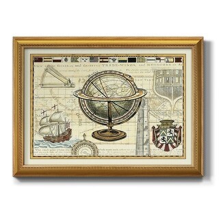 Nautical Map II Premium Framed Canvas- Ready to Hang - Bed Bath ...