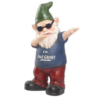 Gnome Iconic Dab - Blue - Ultra Realistic Garden Statue - Bed Bath ...