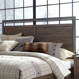 Sonoma Road Weather Beaten Bark Queen Panel Headboard - Bed Bath ...