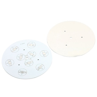 2 x Aluminum Base Plate DIY PCB 120mm Dia for 9 x 1W/3W/5W RGB LED in ...