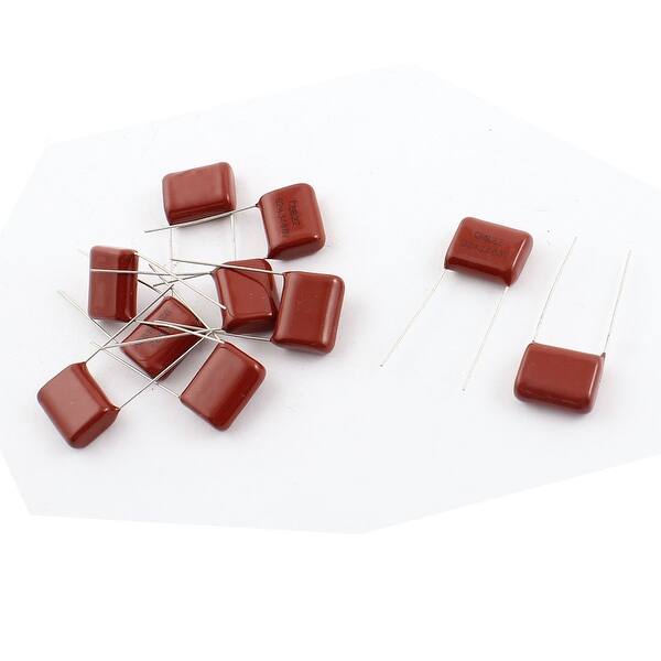 10PCS 0.82uF CBB22 400V Through Hole Polypropylene Film Capacitors ...