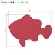 Fish Cutouts, Paper Fishes, Colorful Fish Cutout - Multicolor - Bed ...