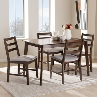 Nadine 5 Piece Rectangular Dining Table Set - Bed Bath & Beyond - 37990735