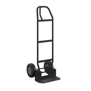 COSCO Load Assist Hand Truck with P Handle and Flat Free Wheels, 800lb ...