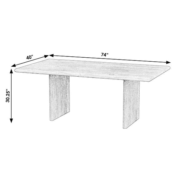 Halmstad Wood Panel Dining Table - Bed Bath & Beyond - 39463865