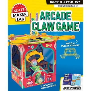 Klutz Maker Lab Claw Machine Kit - DIY Arcade Game Building S.T.E.M ...