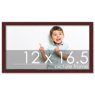 12x16.5 Frame Brown Modern Minimalist - Modern Wood Picture Frame ...